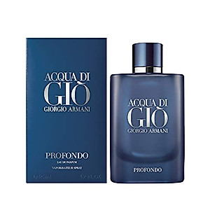 GIORGIO ARMANI Acqua Di Gio Profondo for Men Eau de Parfum Spray, Multi-color, 4.2 Fl Oz