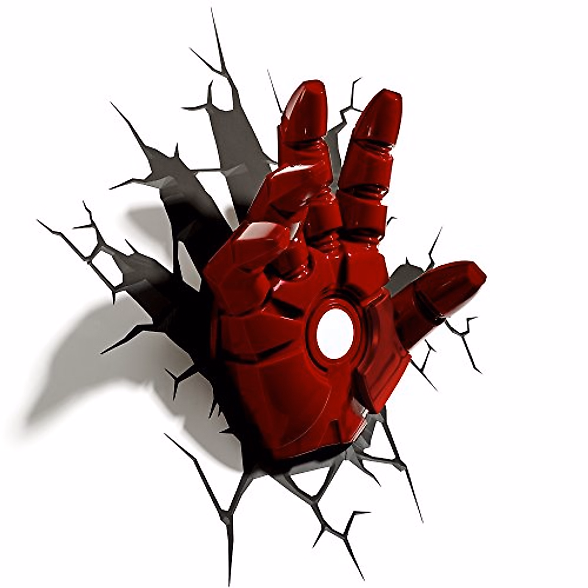 3DLightFX 816733840598 Marvel Avengers Iron Man Hand 3D Deco Light,Red