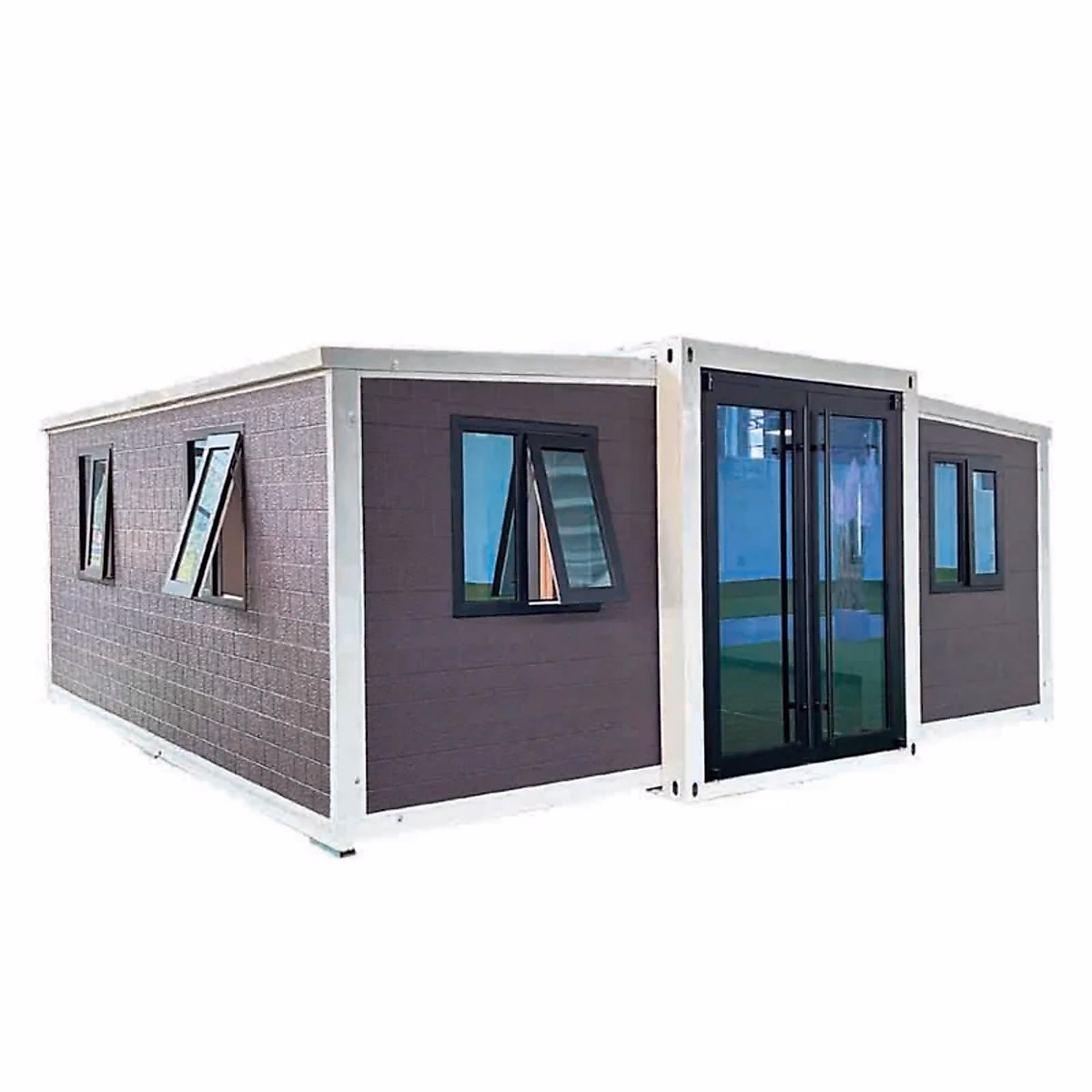 40 FT Modular Prefabricated Portable Foldable House 20ft Portable prefabricated Tiny Home Tiny Homes to Live in for Adults