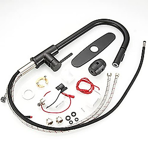 Touch Kitchen Faucet Sprayer Sink Smart Faucet with Pull Down Activated Black Faucet