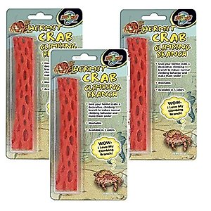 (3 Pack) Zoo Med Hermit Crab Climbing Branch - Assorted Colors