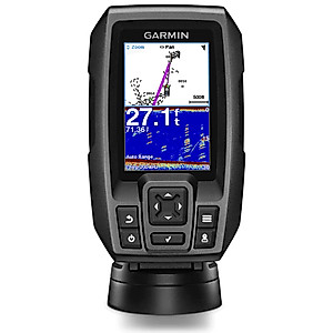 Garmin Striker 4 CHIRP Fishfinder/GPS Bundle GPS Accessory Bundle and Protective Cover (010-01550-10)
