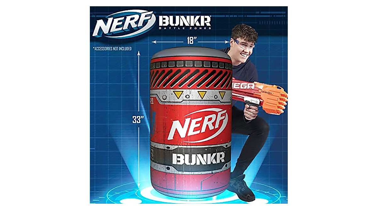NERF Bunkr: Inflatable Battle Shields for Nerf War & Party