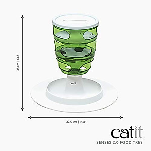 Catit Senses 2.0 Food Tree – Interactive Cat Toy