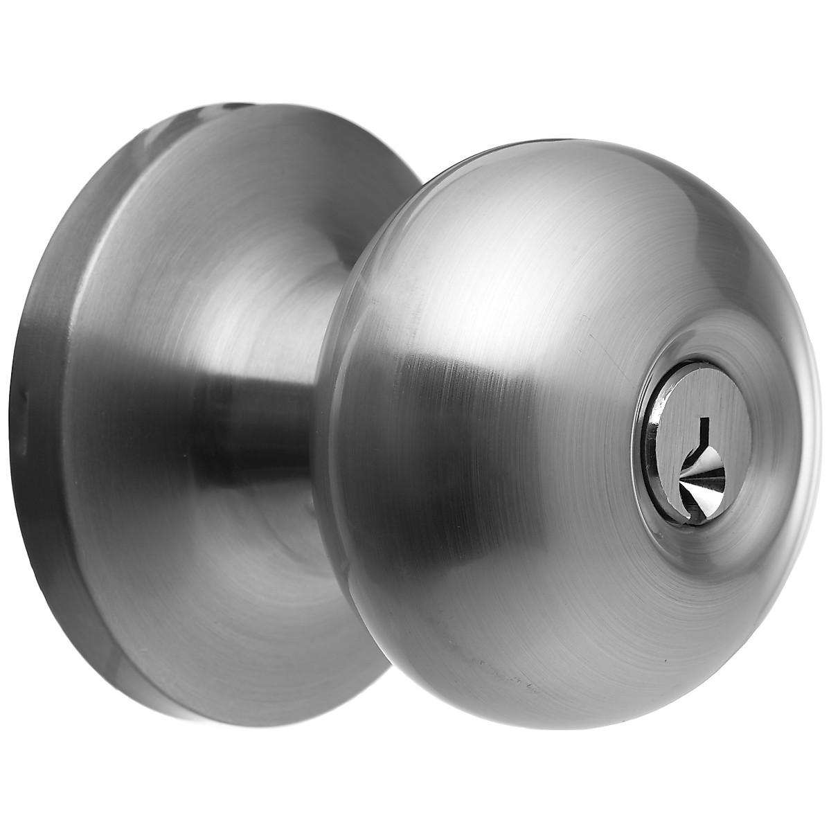 MiLocks WKK-02SN Digital Door Knob Lock with Keyless Entry via Remote Control for Interior Doors, Satin Nickel