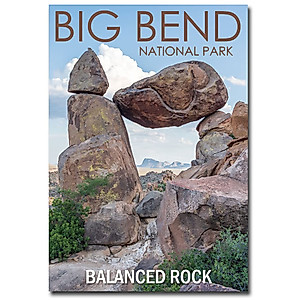 Window Rock Big Bend National Park, Texas Fridge Magnet Size 2.5" x 3.5"