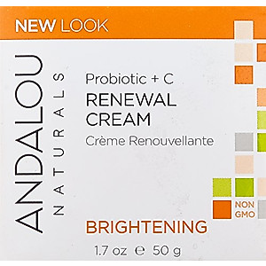 Andalou Naturals Face Cream Probiotic C Renewal 50 ml, 1.7 Fl Oz