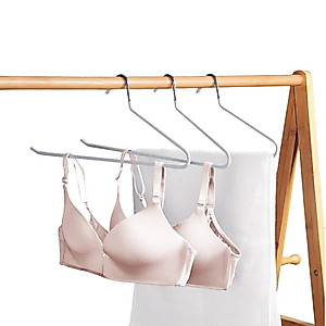 UPRA Multiple Slack/Trousers Pants Hangers 10 Pack Anti-Rust Chrome Metal Hangers,Non Slip Rubber Coating,Space Saving,Open Ended or Easy-Slide Pant Airing Wet Clothes-Without Neckline Wrinkles,White