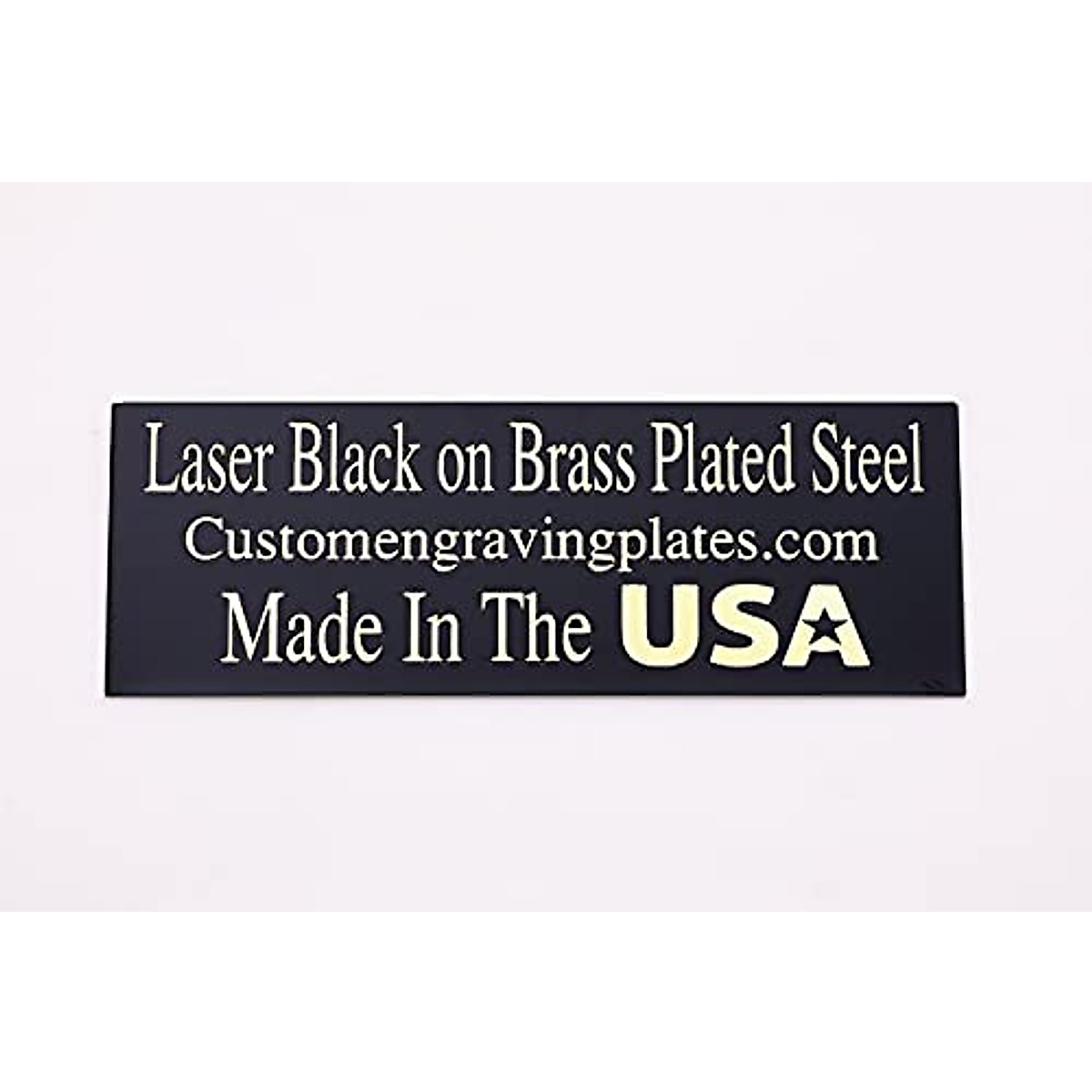 Laser Engraving Assortment Blanks CO2 Engravable Black Over Brass Plated Steel 18 Pieces