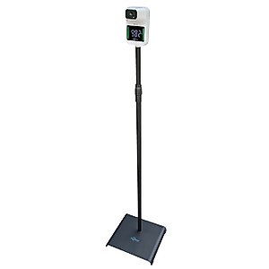 SkinDfense K3 Plus Advance Automatic Temperature Monitor – Infrared Machine with Floor Stand – Non Contact Digital Forehead Scanner System for Adults & Children