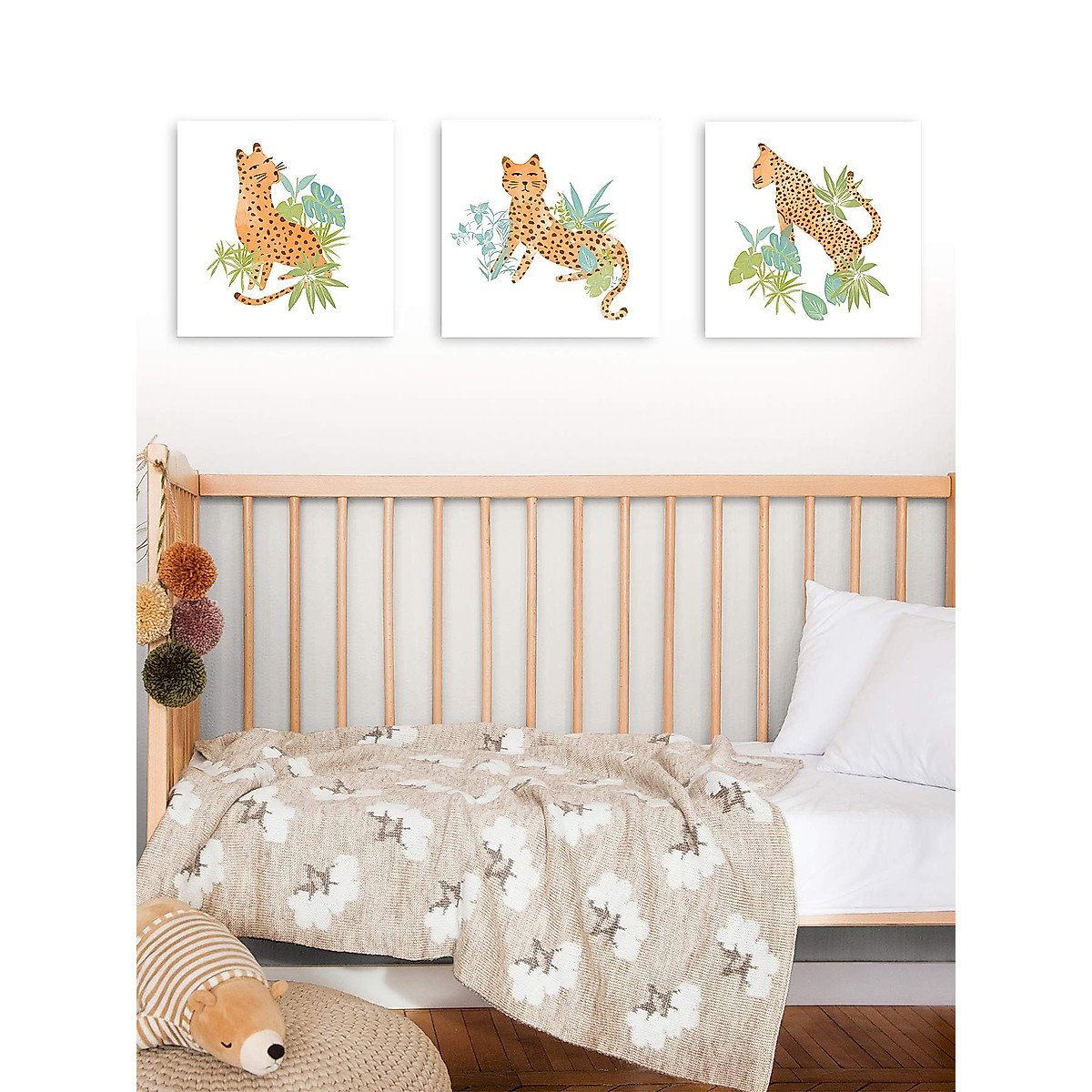 WallPops WPFA3768 King of The Jungle Wall Decal, Orange