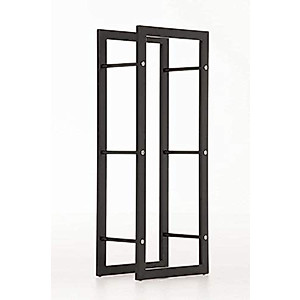 WGX Indoor/Outdoor Decorative Firewood Storage Log Rack Holder (2-Feet Log Rack)