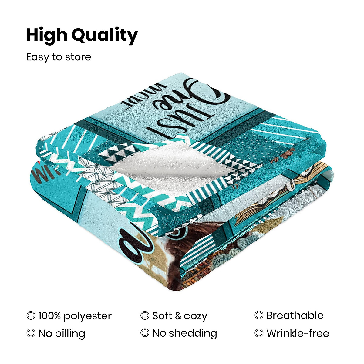 Just a Girl Who Loves Books Reading Blanket 60"X50", Gift for Book Lover, Book Gifts for Women, Reader Gifts, Reading Gifts for Book Lovers, Book Blanket, Book Worm Gifts for Women, Librarian Gifts