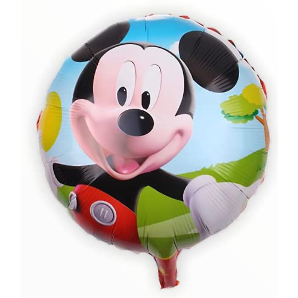 Mickey Mouse Theme Party Balloons - Mickey Balloon Set Baby Shower - Jumbo Mickey Body Small Heads - Mickey Mouse Balloons Birthday Decorations - Combined Bundle with RIbbon by Jolly Jon