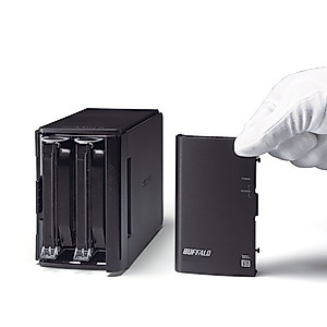 BUFFALO DriveStation Duo 2-Bay 4TB (2x2TB) TAA Desktop External Hard Drive USB 3.2