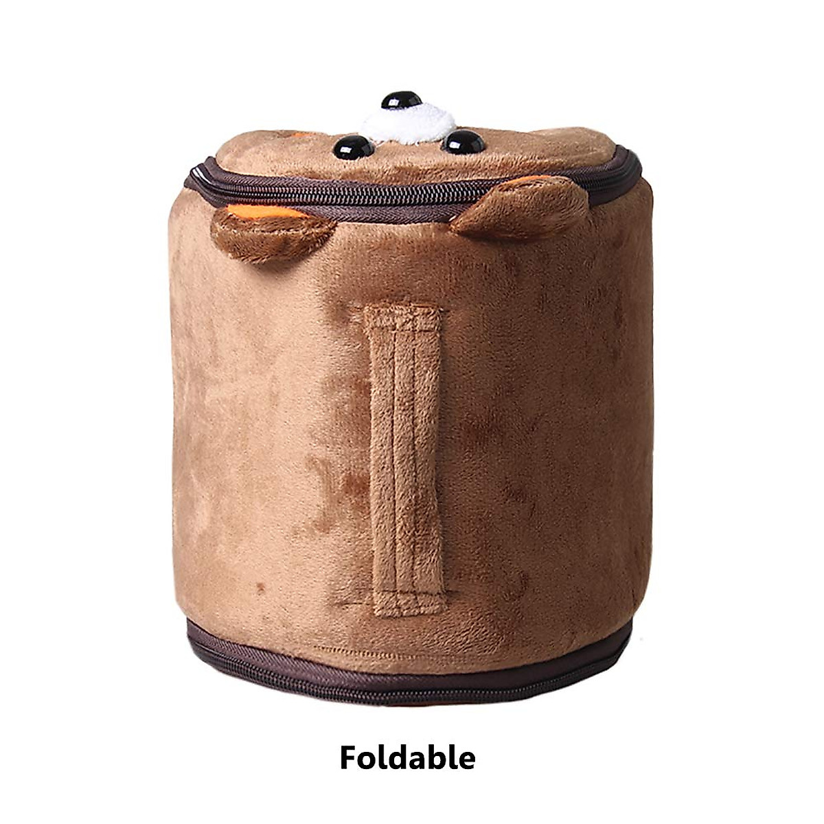 Chinchilla Guinea Pigs Bed Small Animal Mini House Ferrets Squirrel Hedgehogs Bearded Dragon Rabbits Dutch Hamsters Nest (L, Brown)