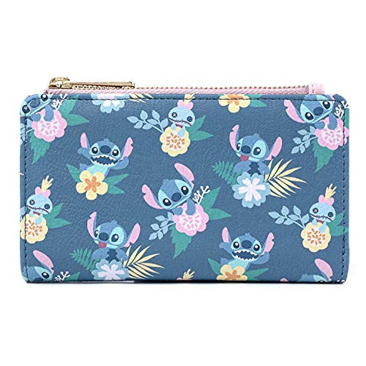 Loungefly Disney Stitch and Scrump Floral Bi-Fold Wallet