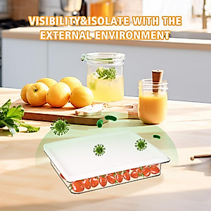 Deli Meat Container for Fridge with Labels,Clear Bacon Container for refrigerator,Stackable Cold Cuts Container with Airtight Lids for Fridge,Meal Prep,Veggie,lunch meat,sandwich Storage,3 Pack