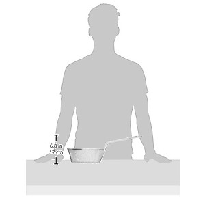 Winco Culinary Basket, 8-Inch Diameter, Fine Mesh