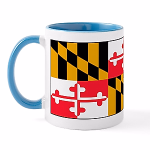 CafePress Maryland Blank Flag Mug Ceramic Coffee Mug, Tea Cup 11 oz