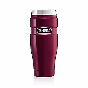 Thermos Stainless King Travel Tumbler, Raspberry, 470 ml