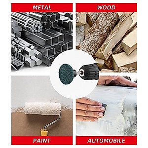 LUCKUT Quick Change Discs 2 Inch Roll Lock- 46pcs, 1/4'' Holder Surface Discs for Die Grinder Surface Strip Rust Paint Removal (46)