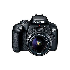 Canon EOS 4000D Kit + EF-S 18-55 DC III, 3011C003 (DC III) (International Model) (Renewed)