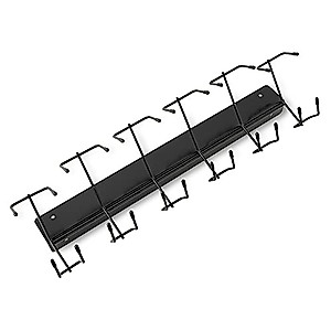 BarberMate Barber Buddy 6-Slot Clipper Rack, Barber Clipper and Hair Tool Organizer, Salon Station Rack, Professional Barber Supplies and Accessories
