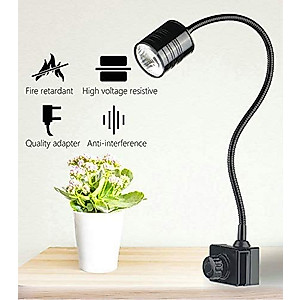 NILIPAL LED Aquarium Light - Freshwater Fish Tank Light Vivarium Terrarium Spotlight 3 Colors 3000K 4000K 6000K Cool Warm White for Planted Fish Tank (3 Colors)