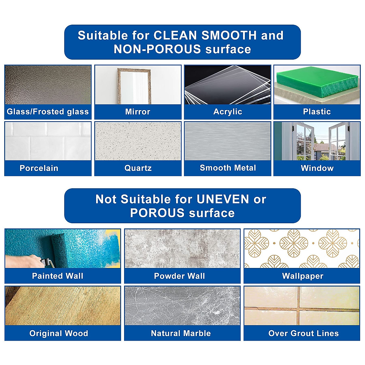 YuGtcen Suction Cup Hooks for Shower, 2pcs Vacuum Shower Hooks for Inside Shower Waterproof Removable Suction Hooks for Bathroom Wall Glass Tile Kitchen Mirror, to Hang Towel Loofah Bathrobe (White)