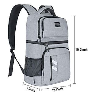 FORICH Backpack Cooler Leakproof Insulated Waterproof Backpack Cooler Bag, Lightweight Soft Beach Cooler Backpack for Men Women to Work Lunch Picnics Camping Hiking, 30 Cans