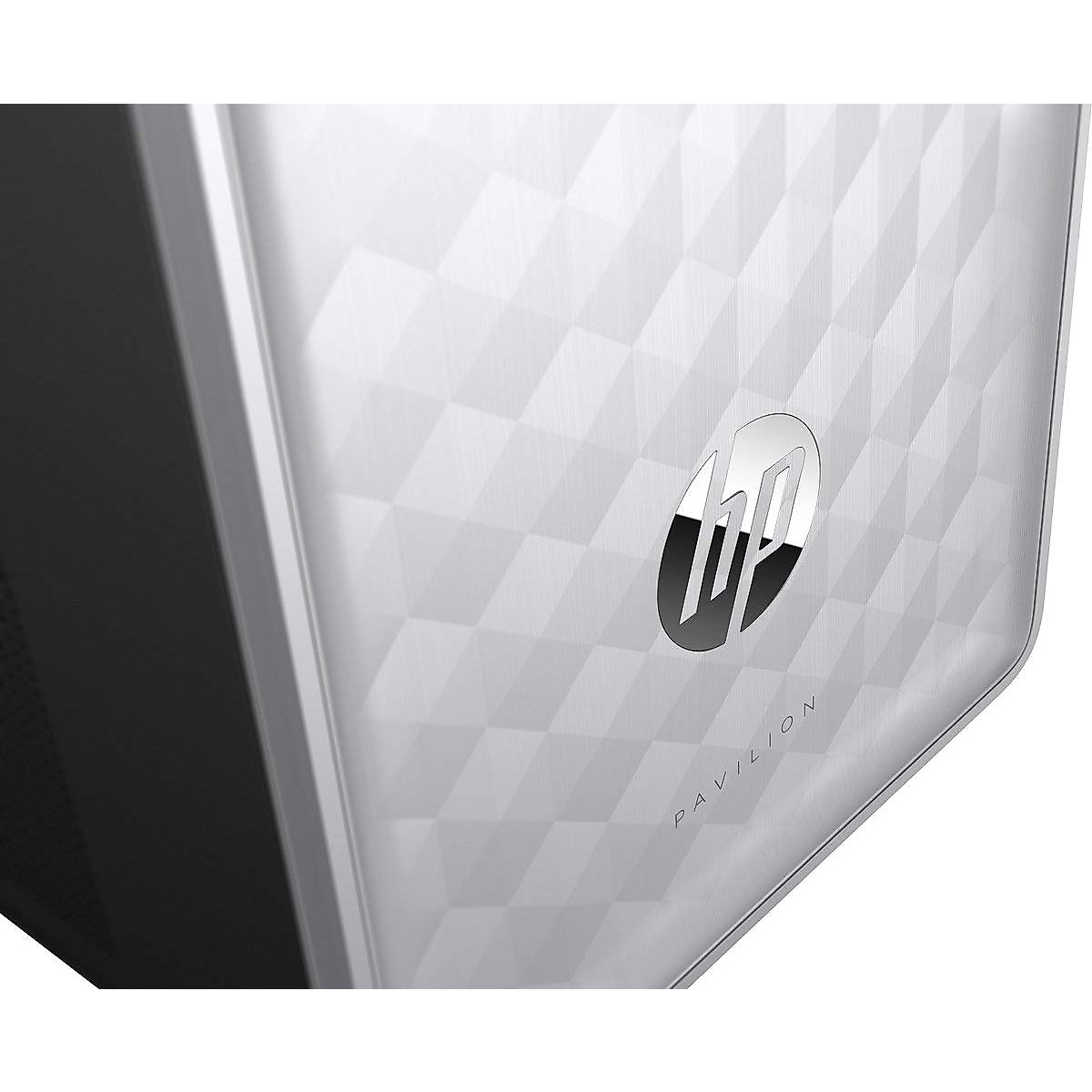 HP Pavilion 590-p0039 Desktop PC - AMD A12-9800 3.8GHz, 16GB, 1TB HDD, DVDRW, Bluetooth, USB Keyboard & Mouse, Windows 10 Home - Natural Silver (Renewed)