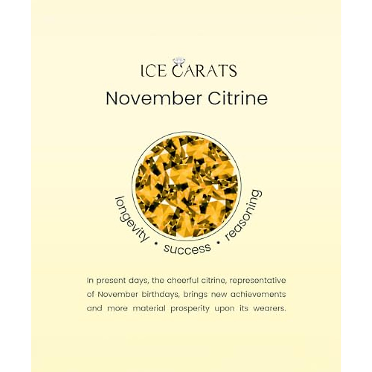 IceCarats 10K Yellow Gold Orange Citrine Heart Love Ring Gemstone Band November Birthstone Jewelry Size 7