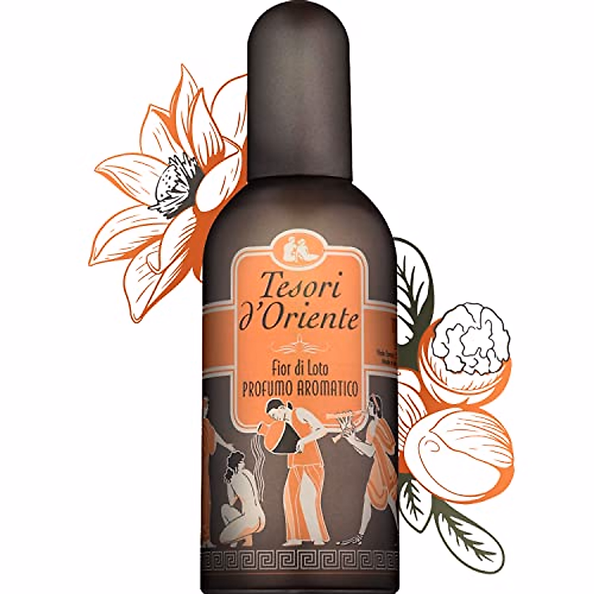 Tesori d'Oriente Perfumes for Women, Women’s Eau De Toilette Spray, Men’s Fragrances -100ml 3.38fl.oz [Italian Import]-(Lotus Flower)