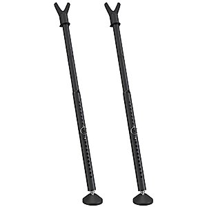 Door Security Bar & Sliding Patio Door Security Bar, 19 to 52 Inch Adjustable Door/Window/Sliding Door Security Bar from Inside, Heavy Duty Door Stopper for Apartment, Home Security, 2Pack