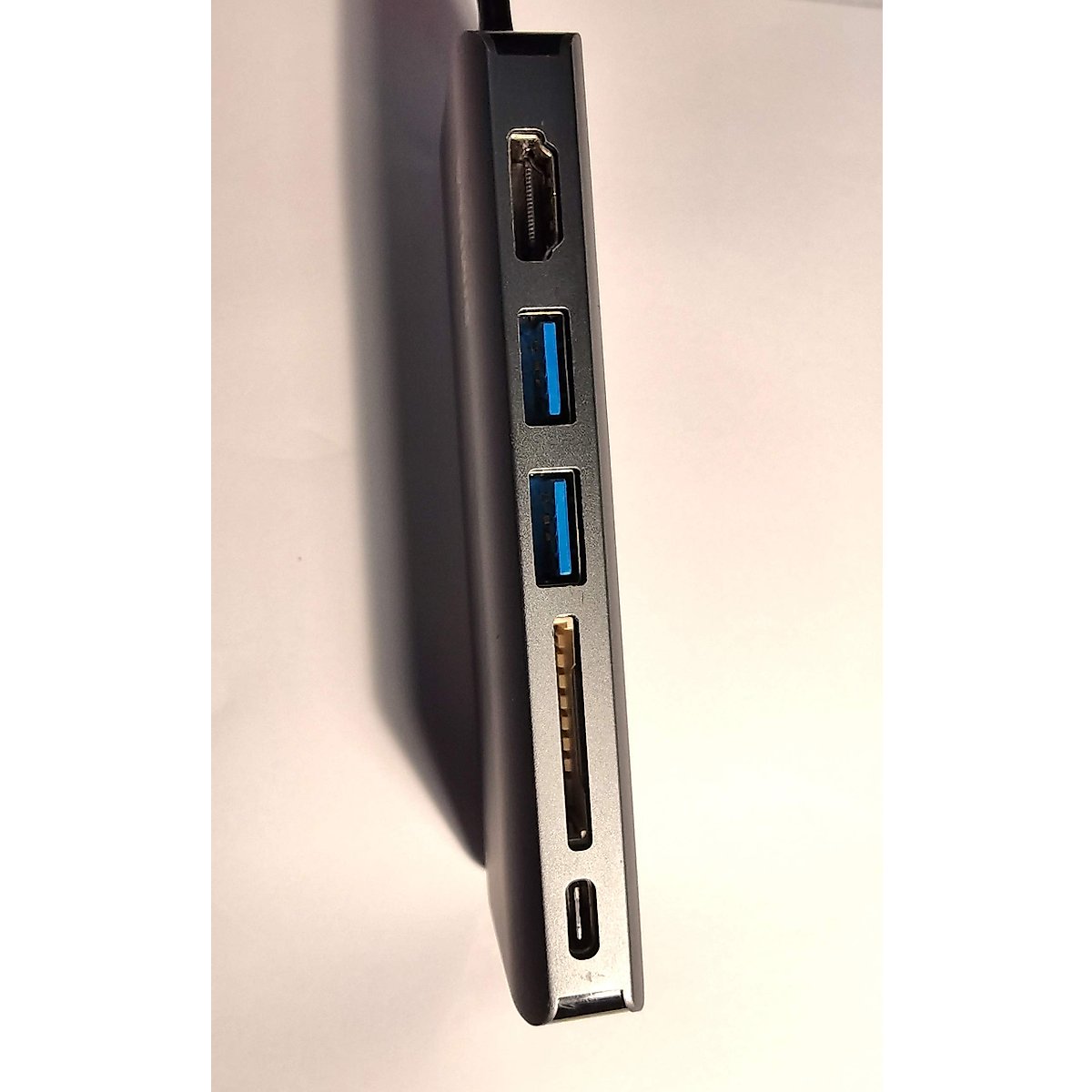 USB Typec C Hub, 5-in-1 USB C Adapter with 4K USB C to HDMI Hub,100W Power Delivery,USB 3.0, SD Card Reader Compatible with MacBook Pro, XPS, iPad Pro,More Type C Devices
