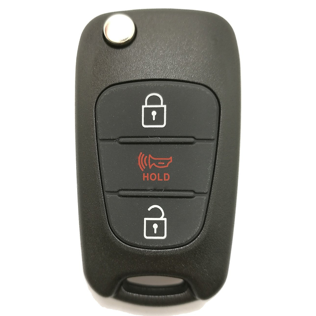 Arruweer Flip Replacement Remote Car Key Fob Cover Case Shell Fit for Kia Soul Rio Sportage with Keychain (1)