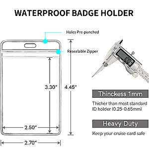 Retractable Cruise Lanyards, 4 Pack Waterproof Cruise Lanyard with ID Badge Reel Holder & Detachable Buckle for Cruises Ships Key Cards, Cruise Essentials & Must Have Accessories (4 Colors)