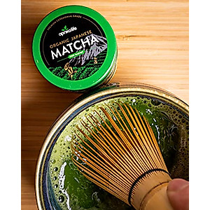AprikaLife -Traditional Matcha Whisk - 100 Prong Bamboo Whisk For Ceremonial Tea Preparation - Authentic Japanese Bamboo Whisk For Matcha Tea