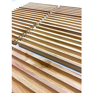 Matty's Toy Stop Deluxe Solid Wood Domino Trays (4 Count) Game Bundle - 2 Pack (8 Trays Total)