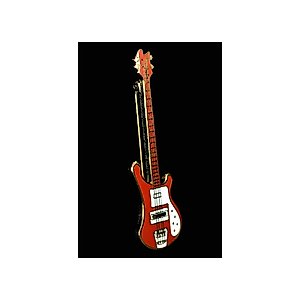 Pin Rickenbacker Bass Red W White Pickguard Pin Harmony Collection