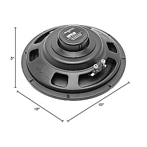 Skar Audio NPX10-4 10" 400 Watt 4-Ohm Neodymium Pro Audio Mid-Range Loudspeaker, Each