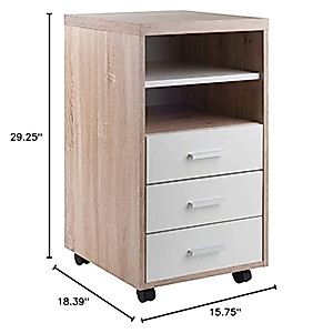 Winsome Wood Kenner Home Office, Reclaimed Wood