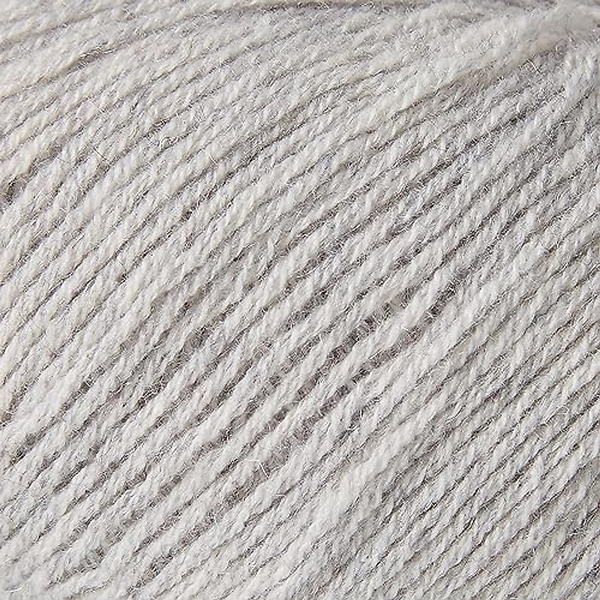Gisimo 100% Inner Mongolian Cashmere Yarn, 6-Ply Luxurious and Soft Yarn for Hand Knitting & Crocheting (Light Gray, 3 Balls)