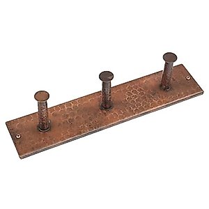 Premier Copper Products RH3 Wall Mounted Triple Robe Hook, Oil Rubbed Bronze