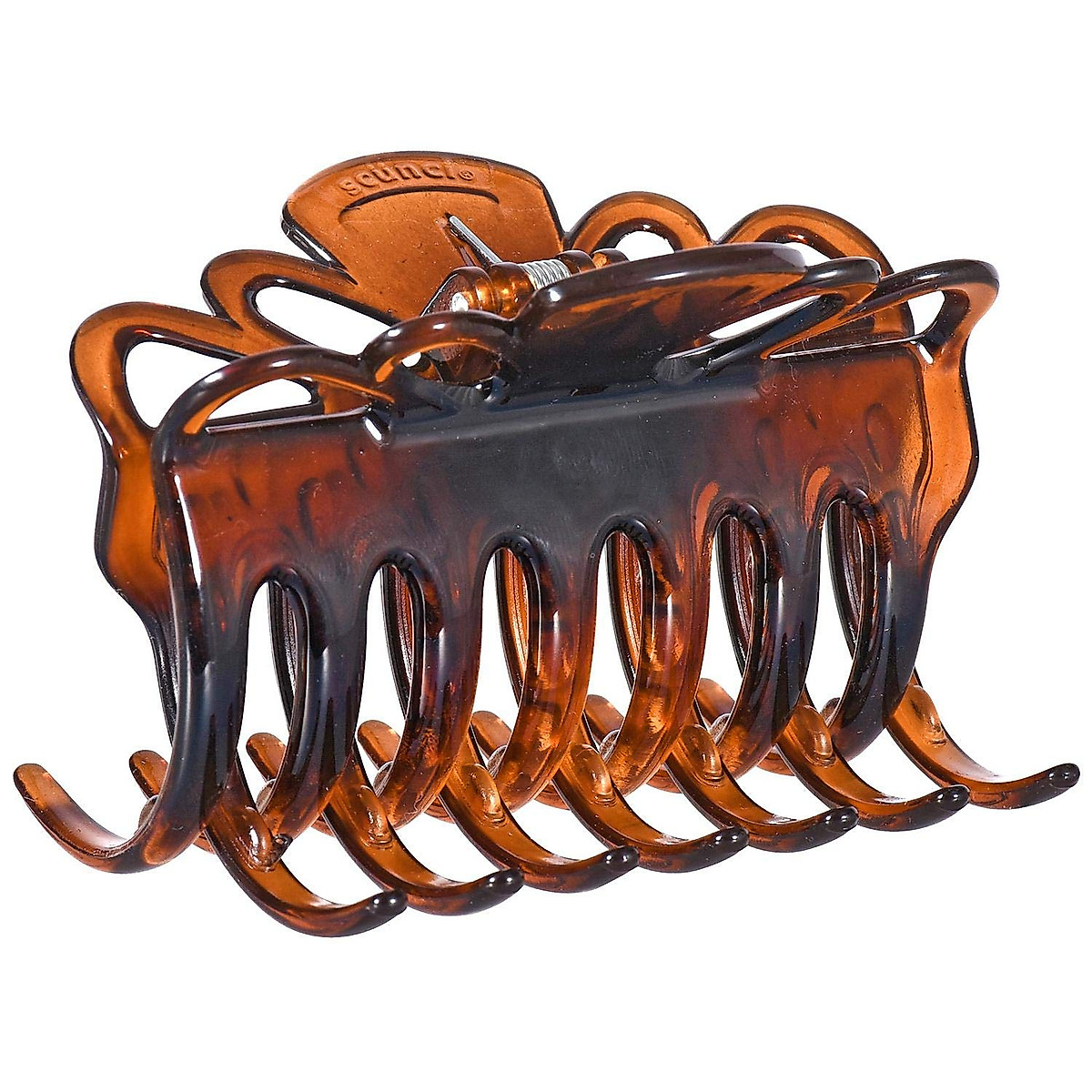 Scunci No Slip Crown Clip For Thick Hair Colors May Vary , 3 Count (Pack of 1)