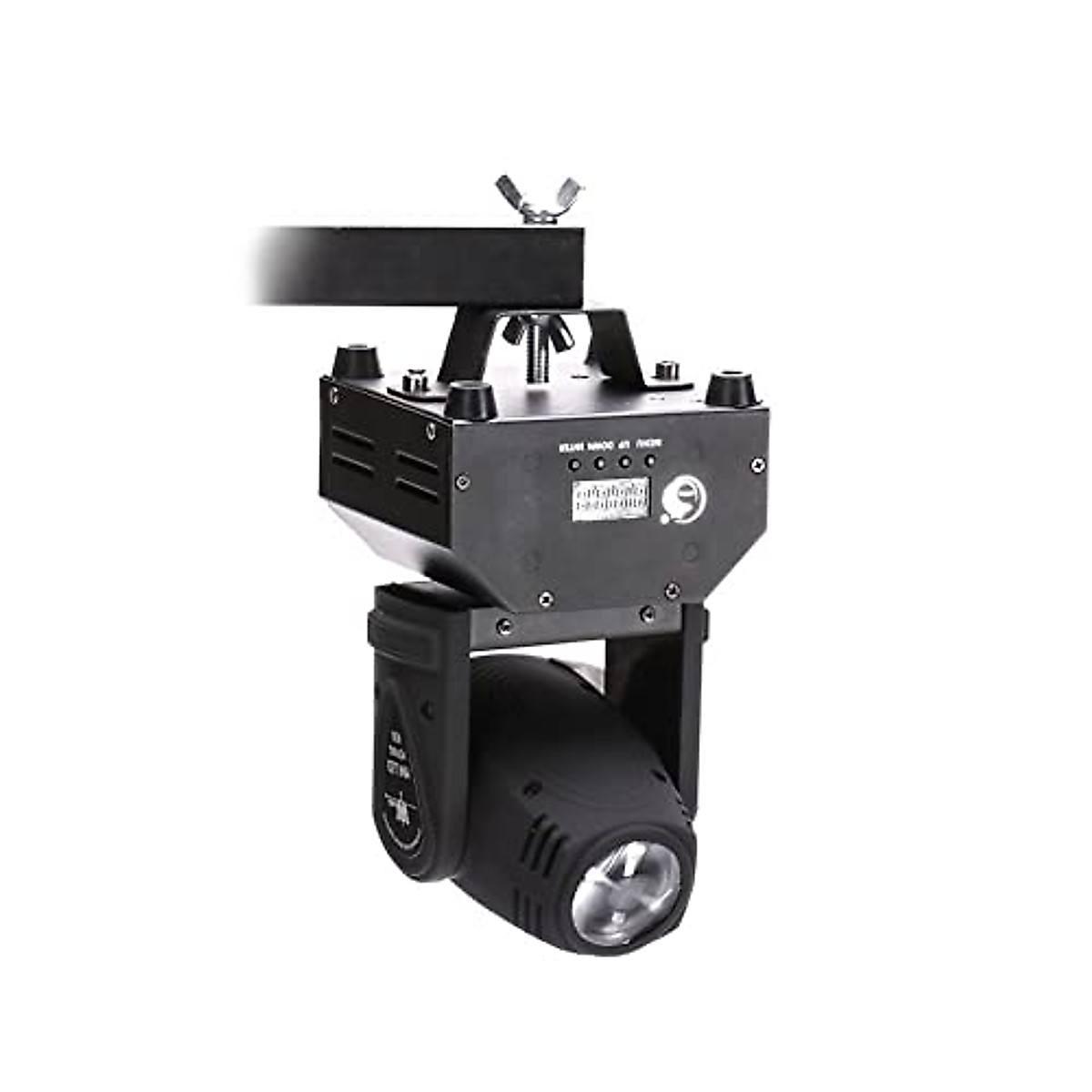 U`King LED Moving Head Light RGBW Beam Lights with DMX for Live Show DJ Disco Events Party Stage Lighting KTV Wedding (1 Pack)