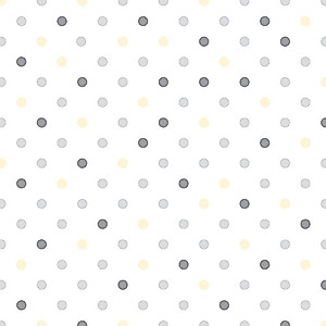 Con-Tact Brand Grip Prints Durable Non-Adhesive Anti-Slip Shelf and Drawer Liner, 18'' x 4', Dottie Grey