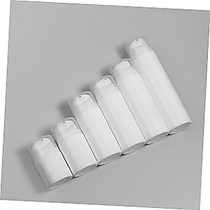 minkissy 6 Pcs Vacuum Lotion Bottle Specialized Mesa para Uñas Acrílicas Portable Foundation Bottles Body Lotion Bottles Essential Oil Perfume Plastic Bottles for Liquids Pump