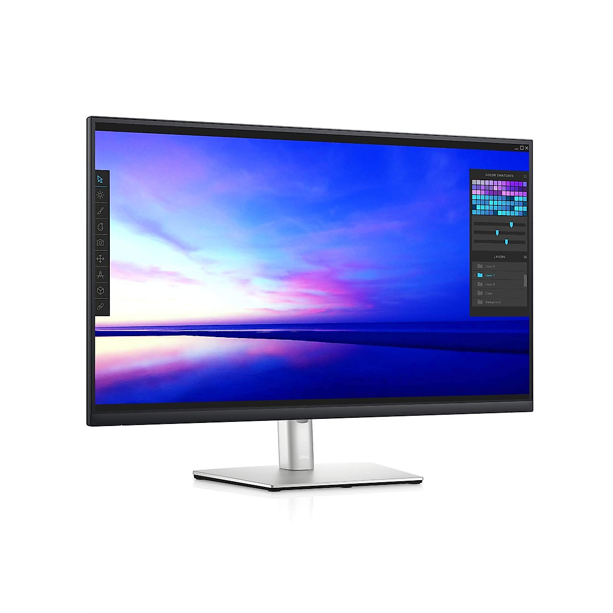 Dell P3221D 31.5-Inch 16:9 1440P QHD IPS Thin Bezel Gaming Monitor with Anti-Glare Coating and USB, HDMI, and DP, Black (Renewed)